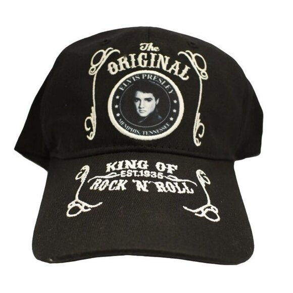 Elvis | Accessories | New Black White Elvis Presley Hat Baseball Cap ...
